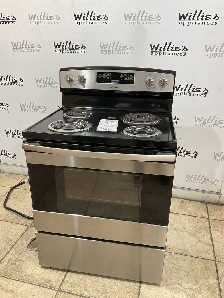 Amana Used Electric Stove 220volts (40/50 AMP) 30inches {4 prong ...