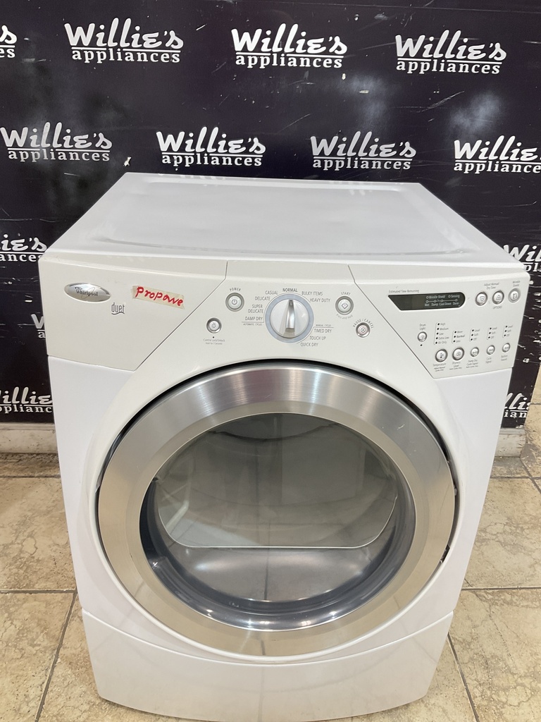Whirlpool Used Gas Propane Dryer 27inches (White) | Willie's Appliances ...