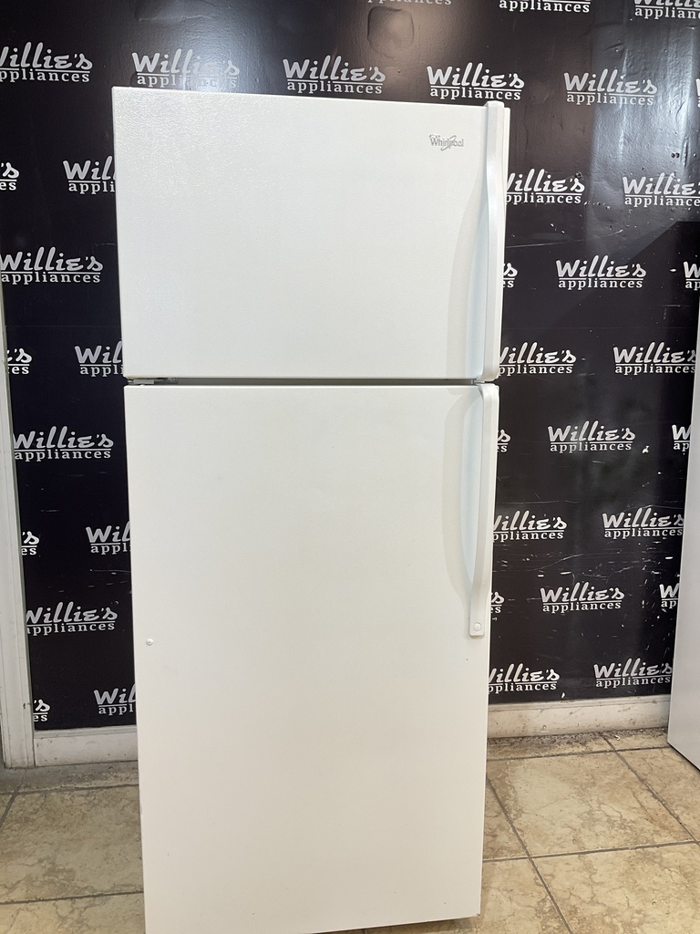 Whirlpool Used Refrigerator Top and Bottom 28x68 (White) | Willie's ...