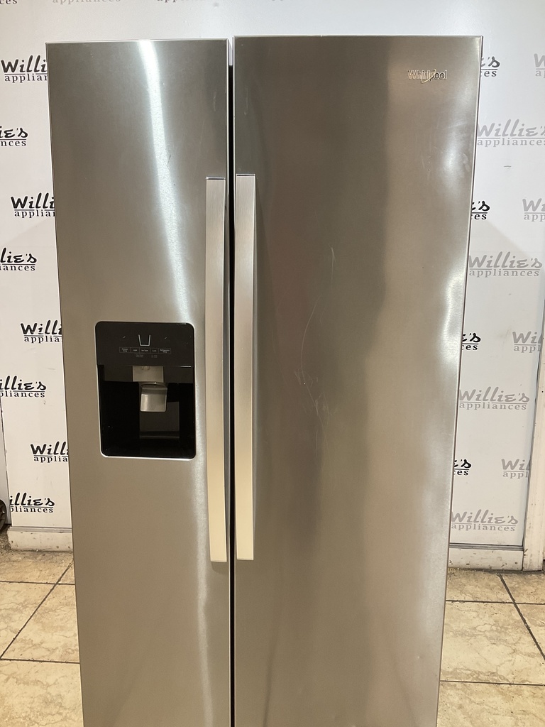 Whirlpool Used Refrigerator Side by Side 36x70 (Stainless Steel ...